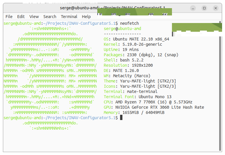 Cannot run inav configurator 5.1 on Ubuntu 22.10 · Issue #1682 · iNavFlight/inav-configurator ...