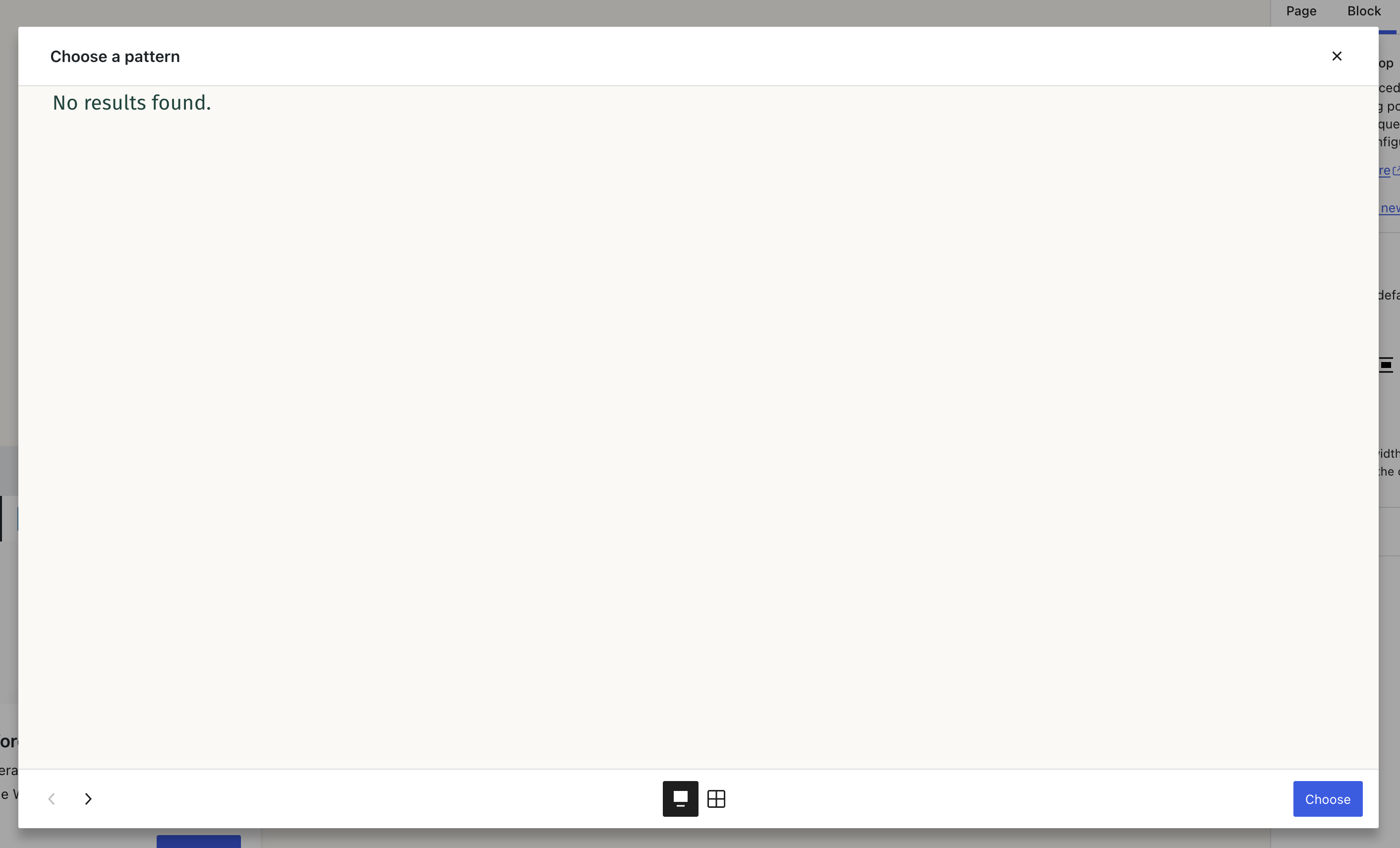 Several themes: Query Loop pattern shows "No results found" when on Carousel view, but does on ...
