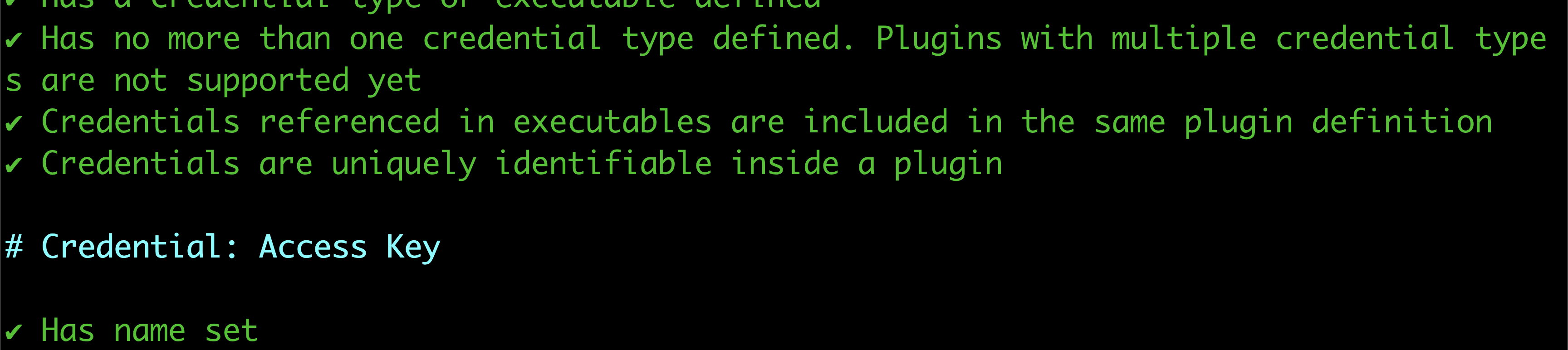 Show error when an invalid plugin name is set on the Credential Usage block · Issue #267 ...