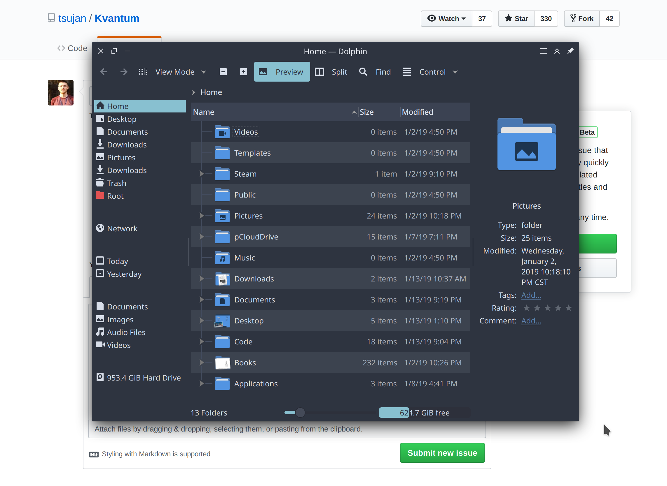 Inactive symbolic icons in ItemView on Dolphin change color · Issue #324 · tsujan/Kvantum · GitHub