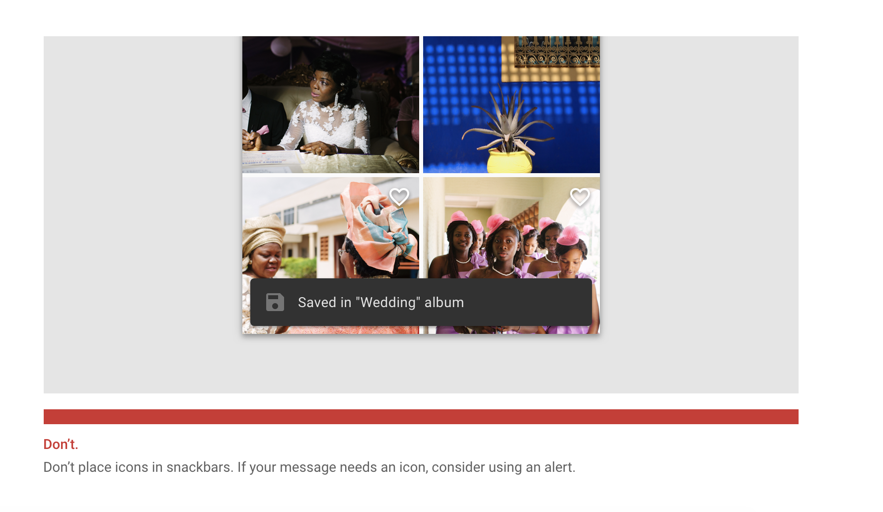 Snackbar component to allow arbitrary react nodes as children · Issue ...