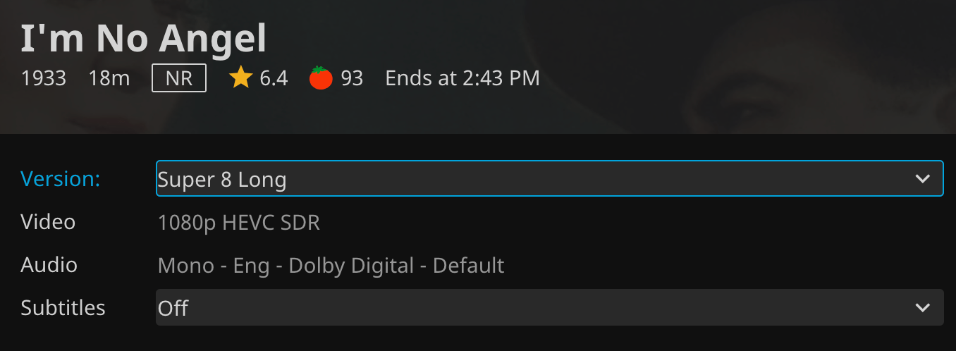 Issue Movie Length Is Incorrect When There Are Multiple Versions Of A Movie · Issue 9940 
