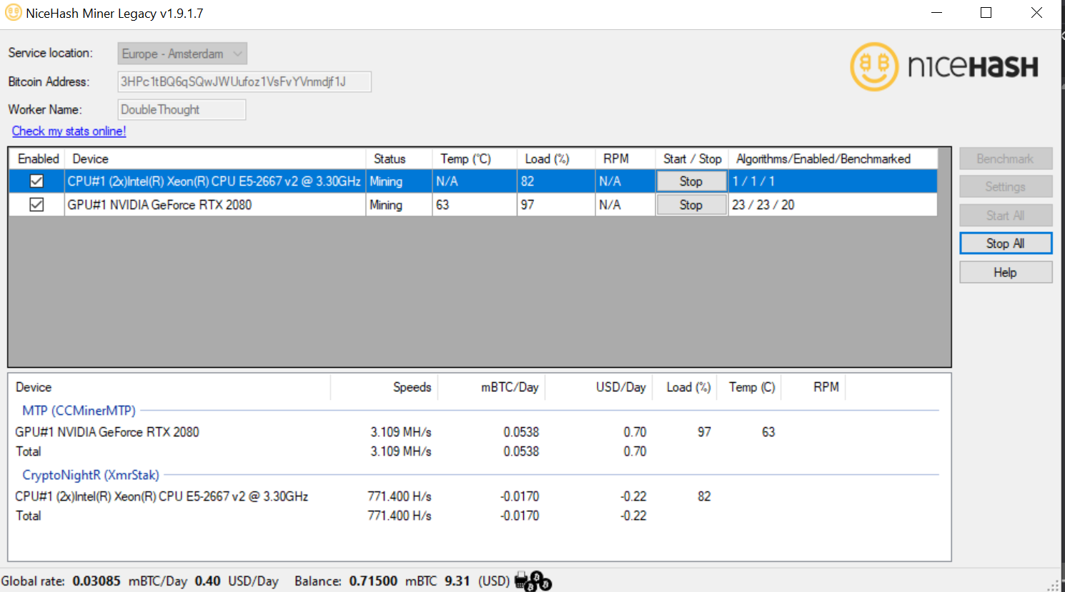 Hardware-specific profitability thresholds don't work 1.9.2.7, only global works currently ...
