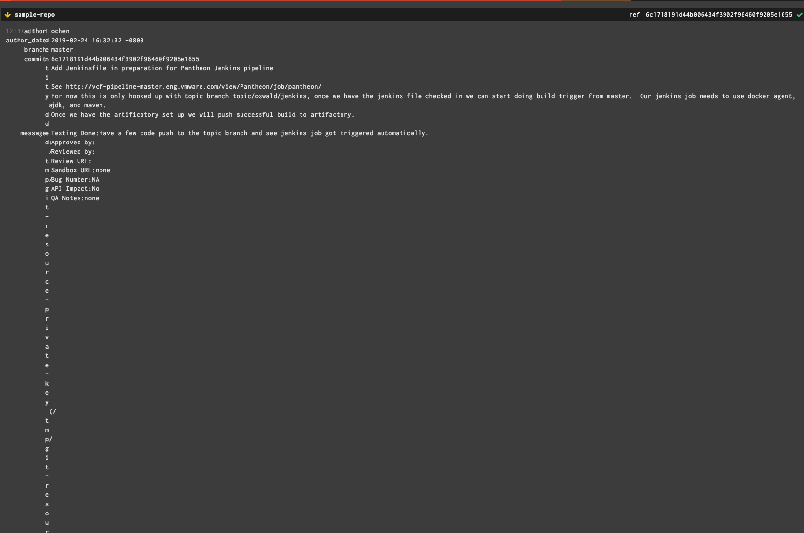 GUI displays badly when metadata is very long · Issue #3394 · concourse/concourse · GitHub