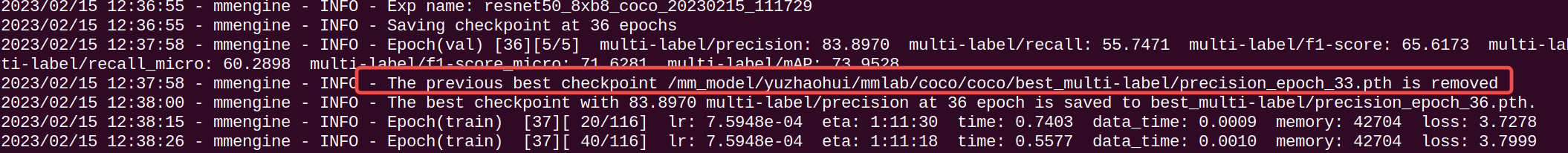 How to save the best checkpoints according to val results · Issue #1373 · open-mmlab/mmpretrain ...