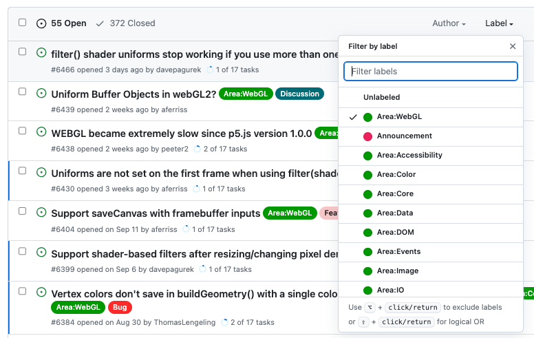 Contribute to p5.js WebGL · Issue #6472 · processing/p5.js · GitHub Contribute to p5.js WebGL · Issue #6472 · processing/p5.js · GitHub