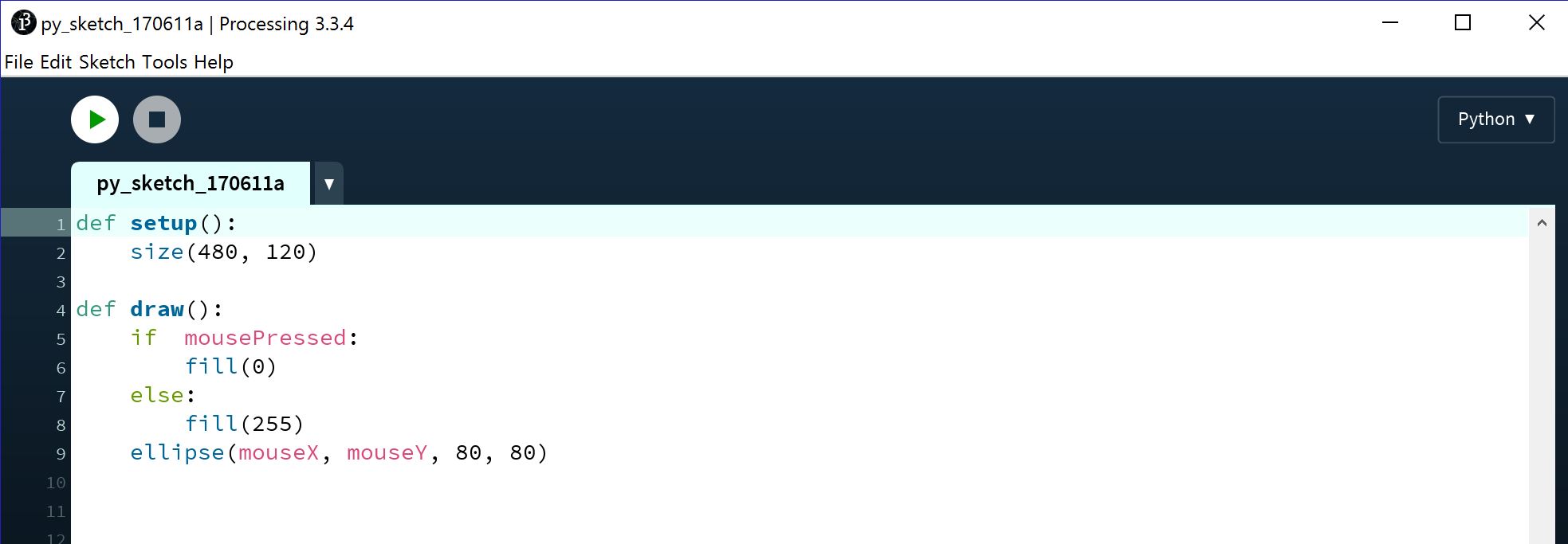 Sketches run without error msg, but no window displayed - Win10/64 P ver 3.3.4 · Issue #187 ...