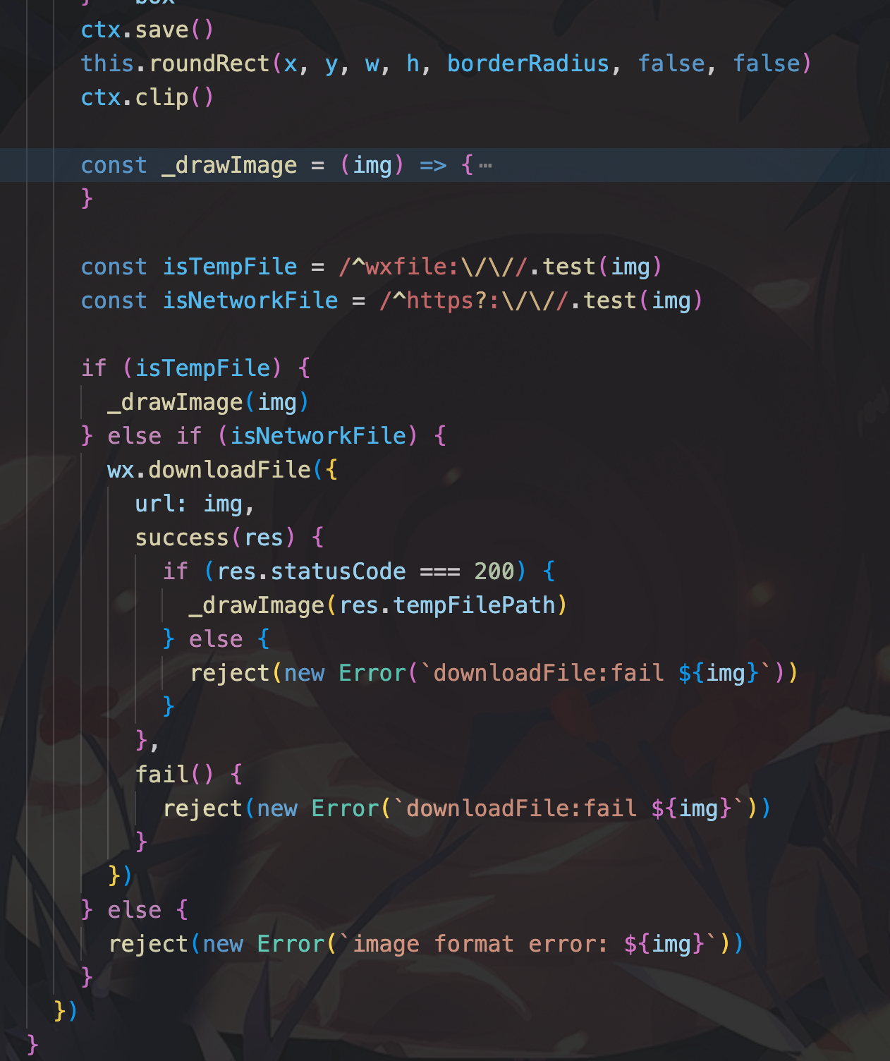 wxml模版中图片下载失败时没有清空canvas的状态 · Issue #28 · wechat-miniprogram/wxml-to-canvas · GitHub