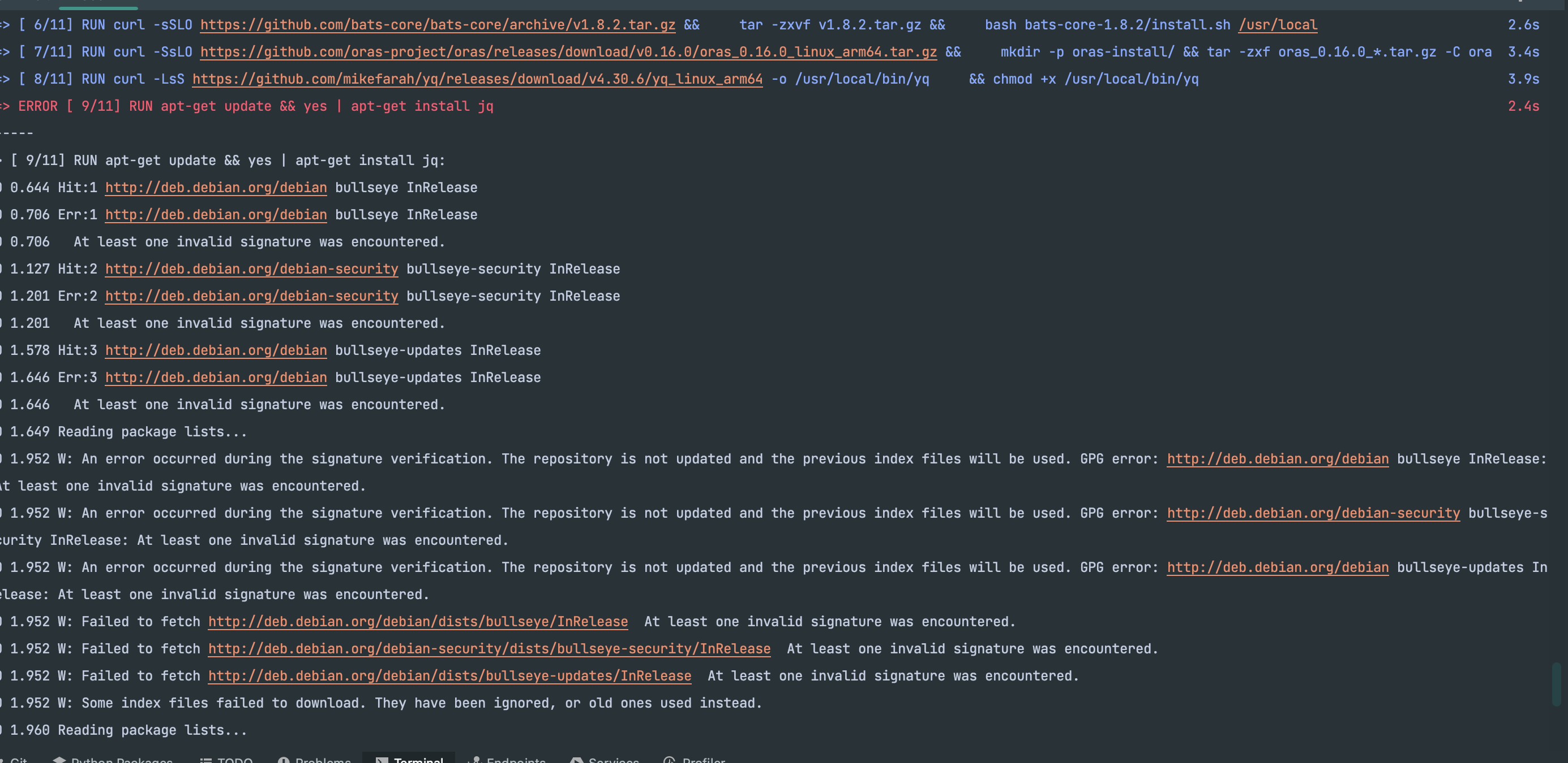 golang: 1.19-bullseye image cannot be compiled · Issue #2510 · open-policy-agent/gatekeeper · GitHub