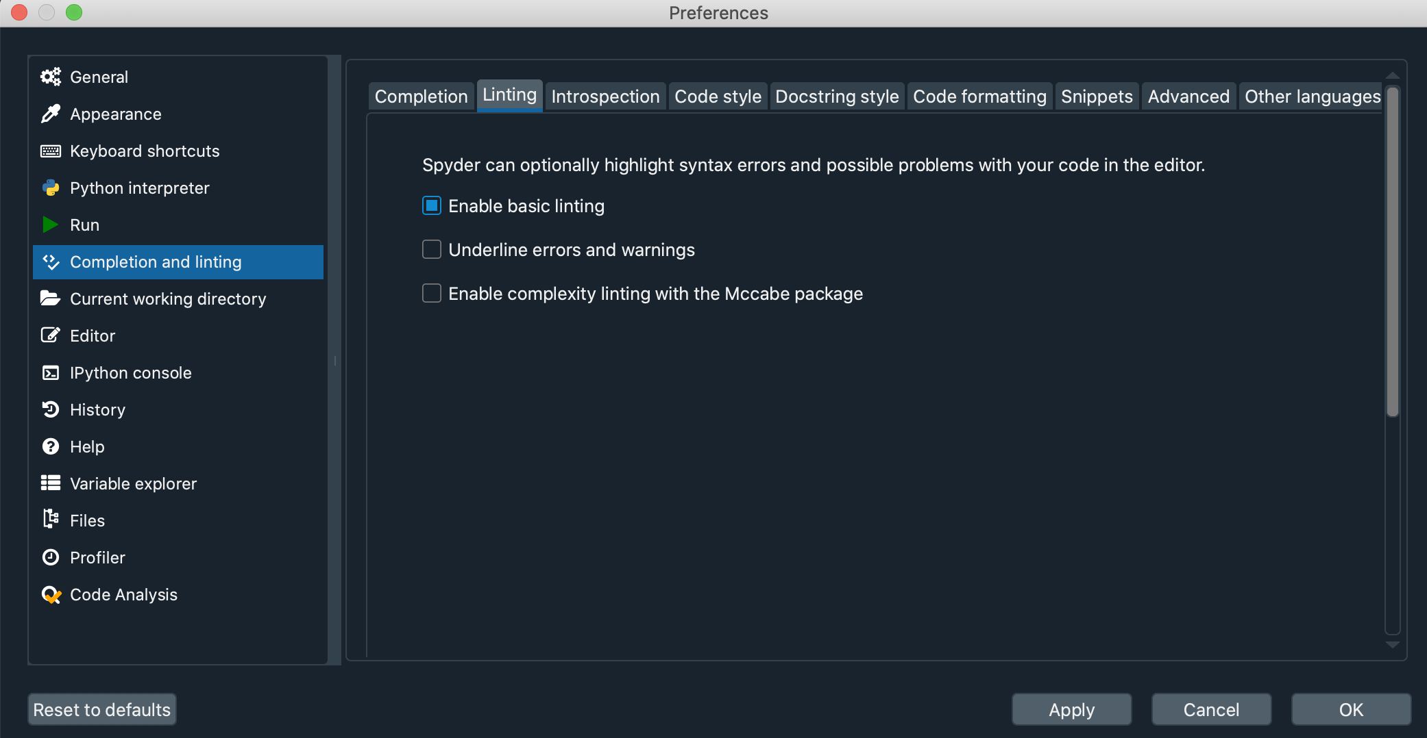 How to Get Rid of Yellow Triangle Warnings · Issue #14741 · spyder-ide/spyder · GitHub