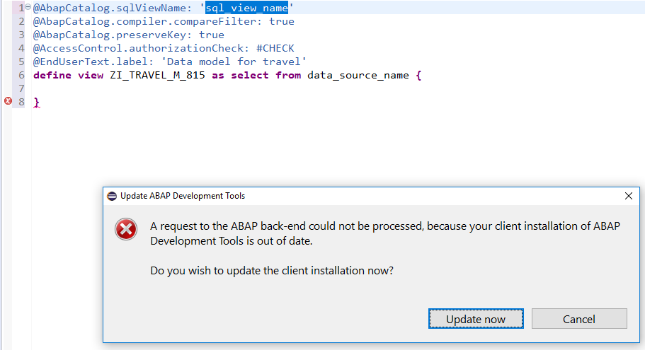 Define and Expose a CDS-Based Travel Data Model · Issue #4998 · sap-tutorials/Tutorials · GitHub