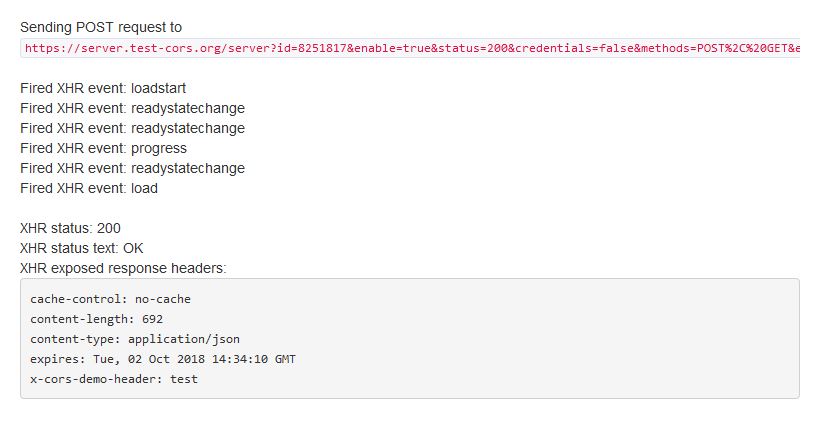 a fetch().then(res) response dosn't deliver any headers (even when CORS is set properly ...