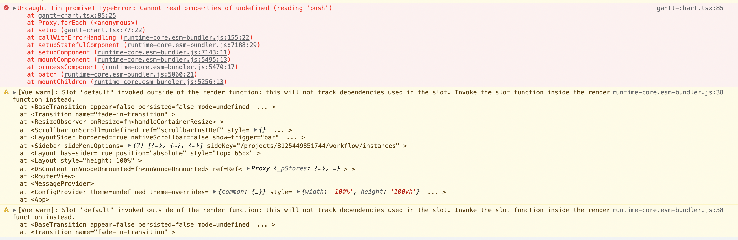 [Bug] [UI] The Gantt chart for the workflow instance is not available · Issue #13109 · apache ...