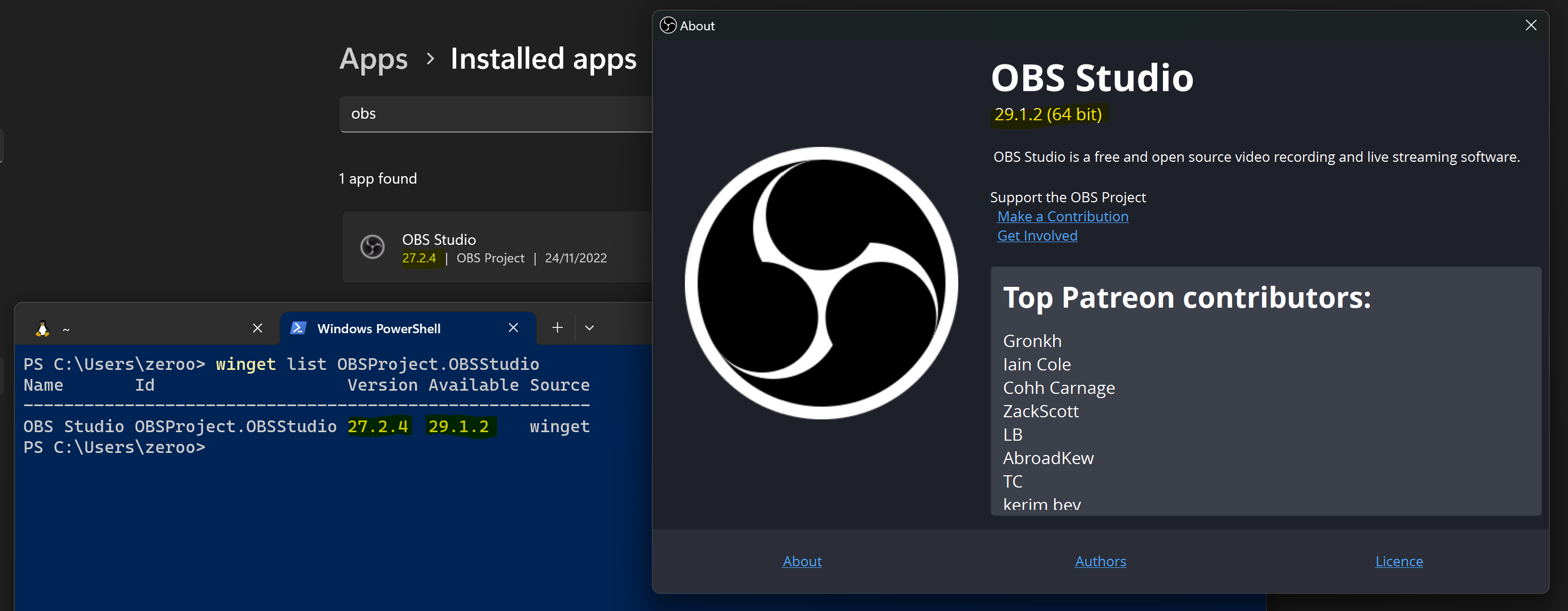 [Windows] Application version number mismatch · Issue #9039 · obsproject/obs-studio · GitHub