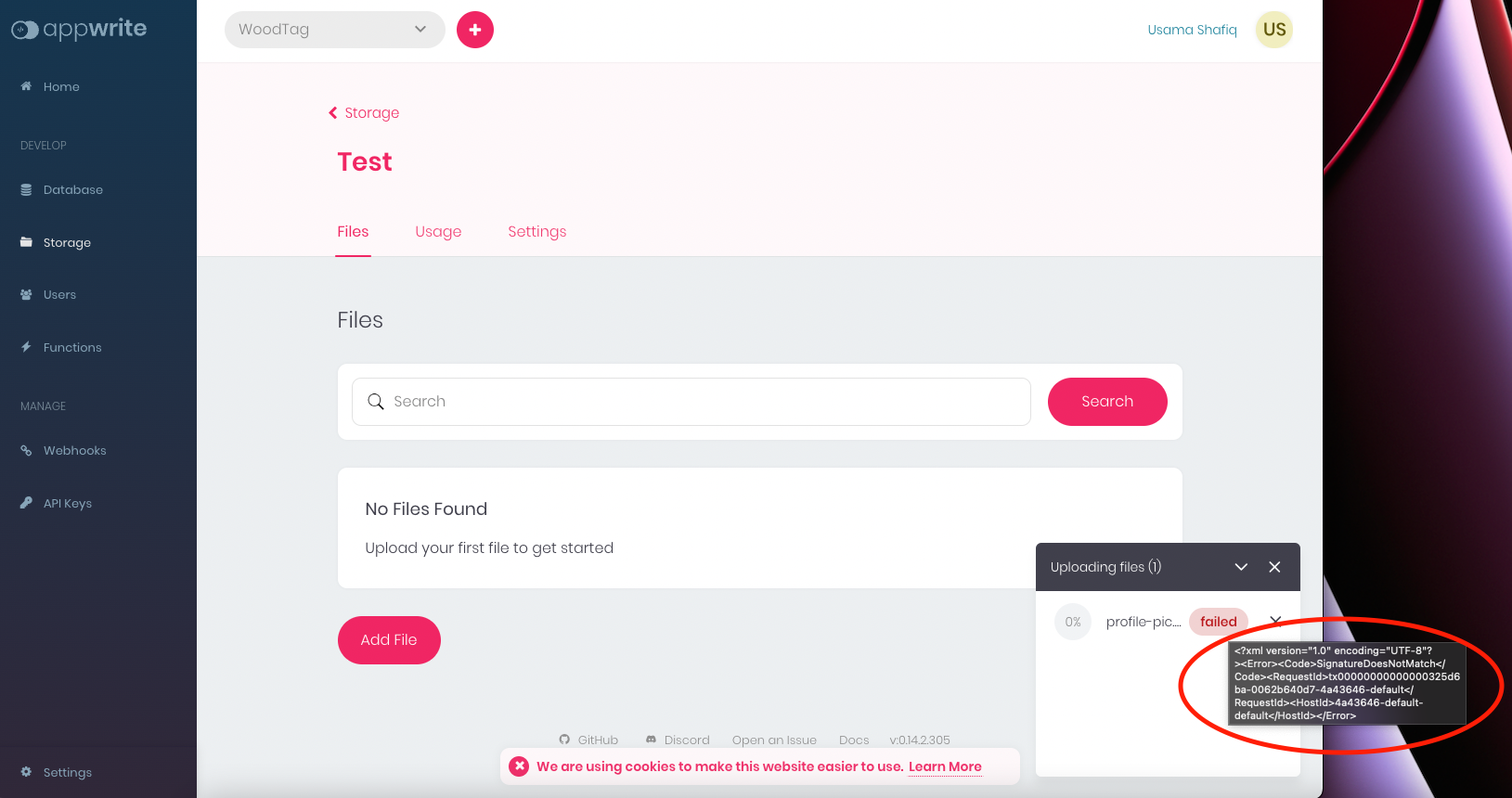 🐛 Bug Report: File not uploading in linode object storage · Issue #3433 · appwrite/appwrite · GitHub