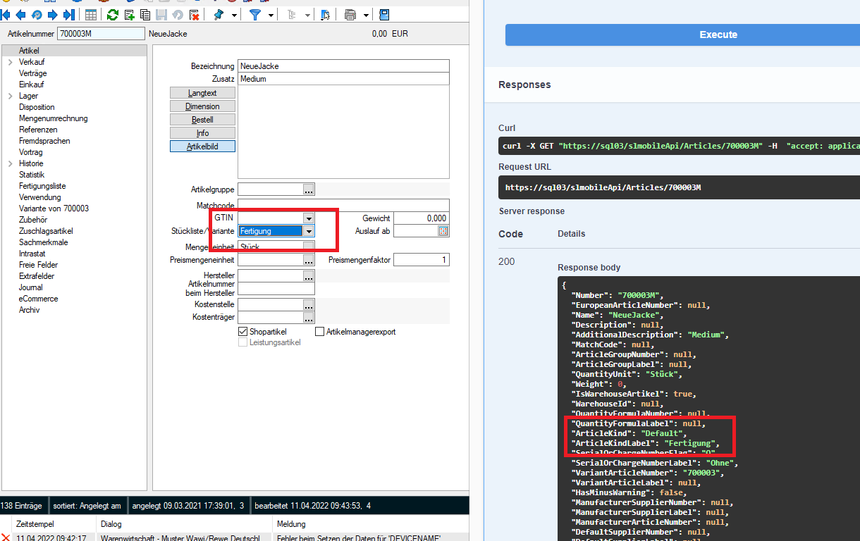 Stücklistentyp "Fertigung" wird nicht zurück geliefert · Issue #222 · selectline-software ...