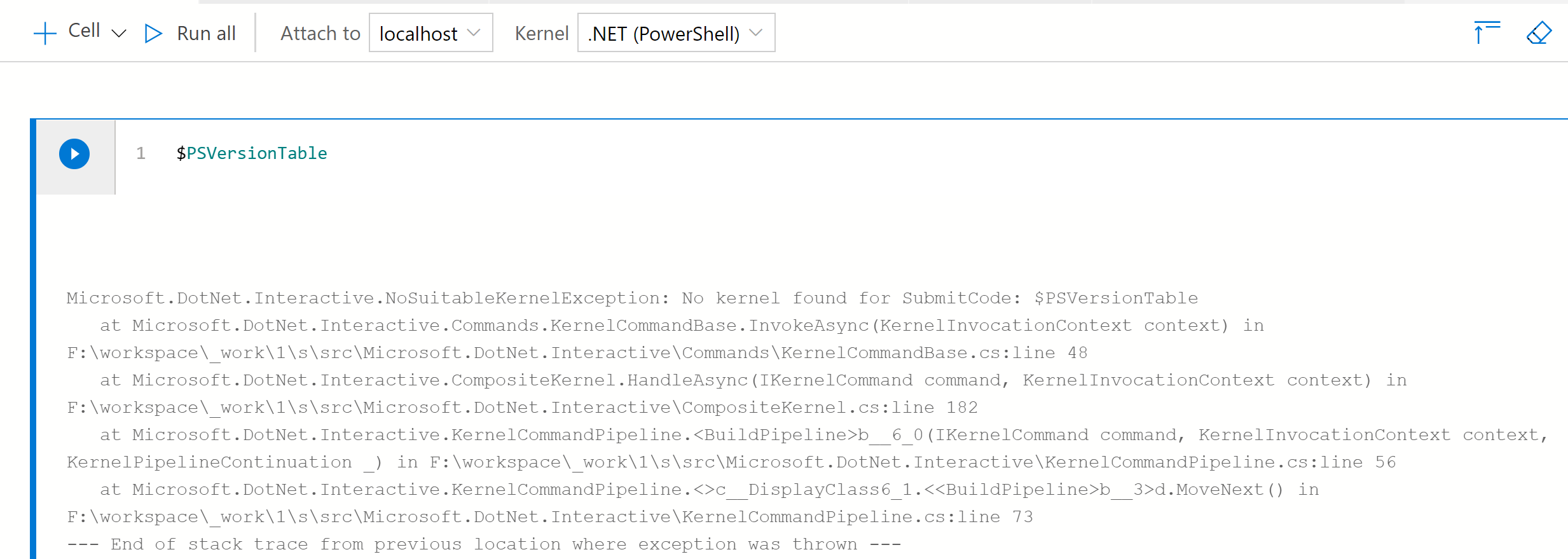 No kernel found for SubmitCode - Microsoft.DotNet.Interactive · Issue #440 · dotnet/interactive ...