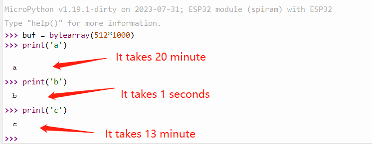 When The Bytearray Function Allocates Large Amounts Of Memory It Causes The Machine To Run