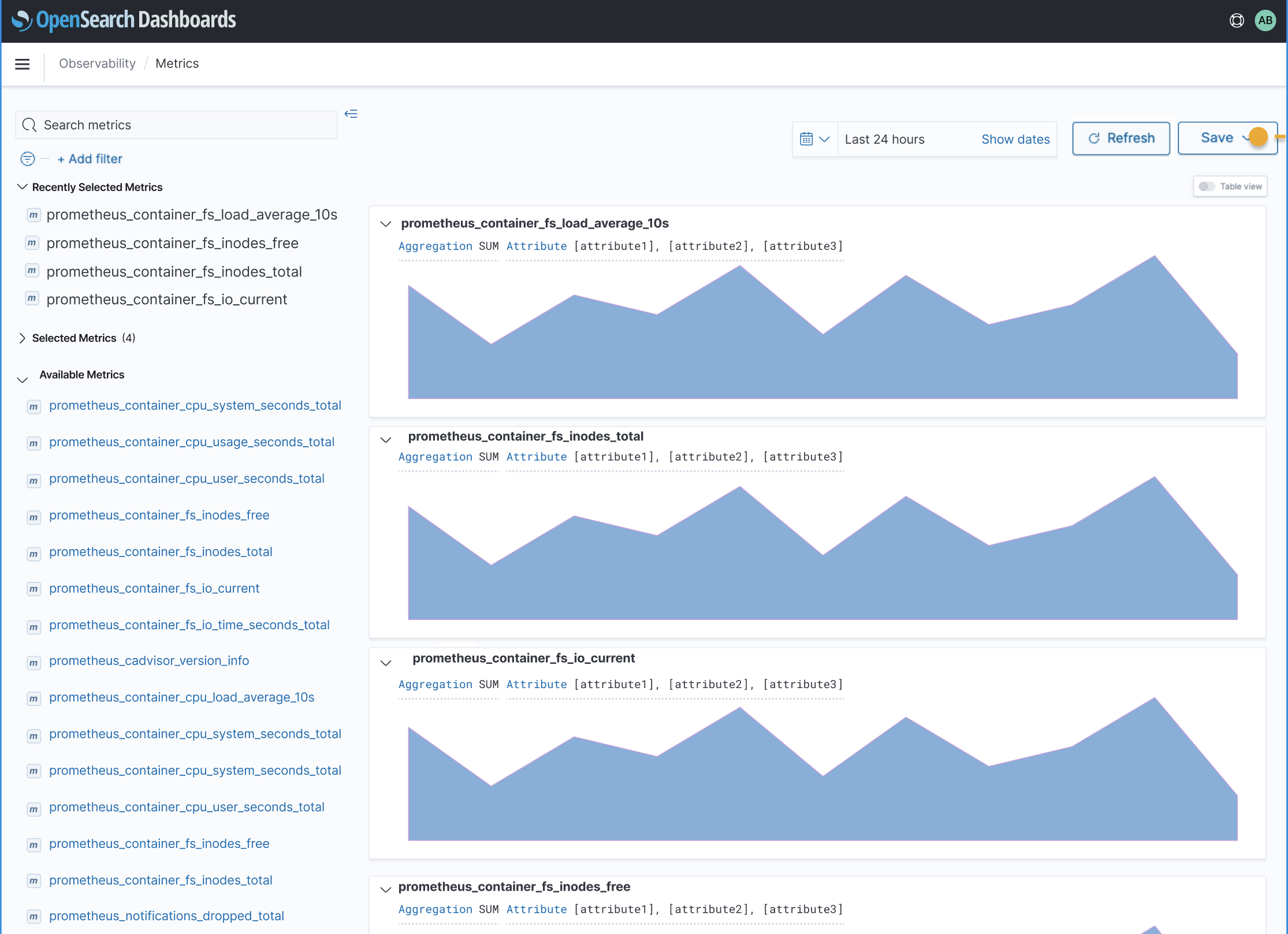 [Metrics] Home page · Issue #60 · opensearch-project/dashboards ...