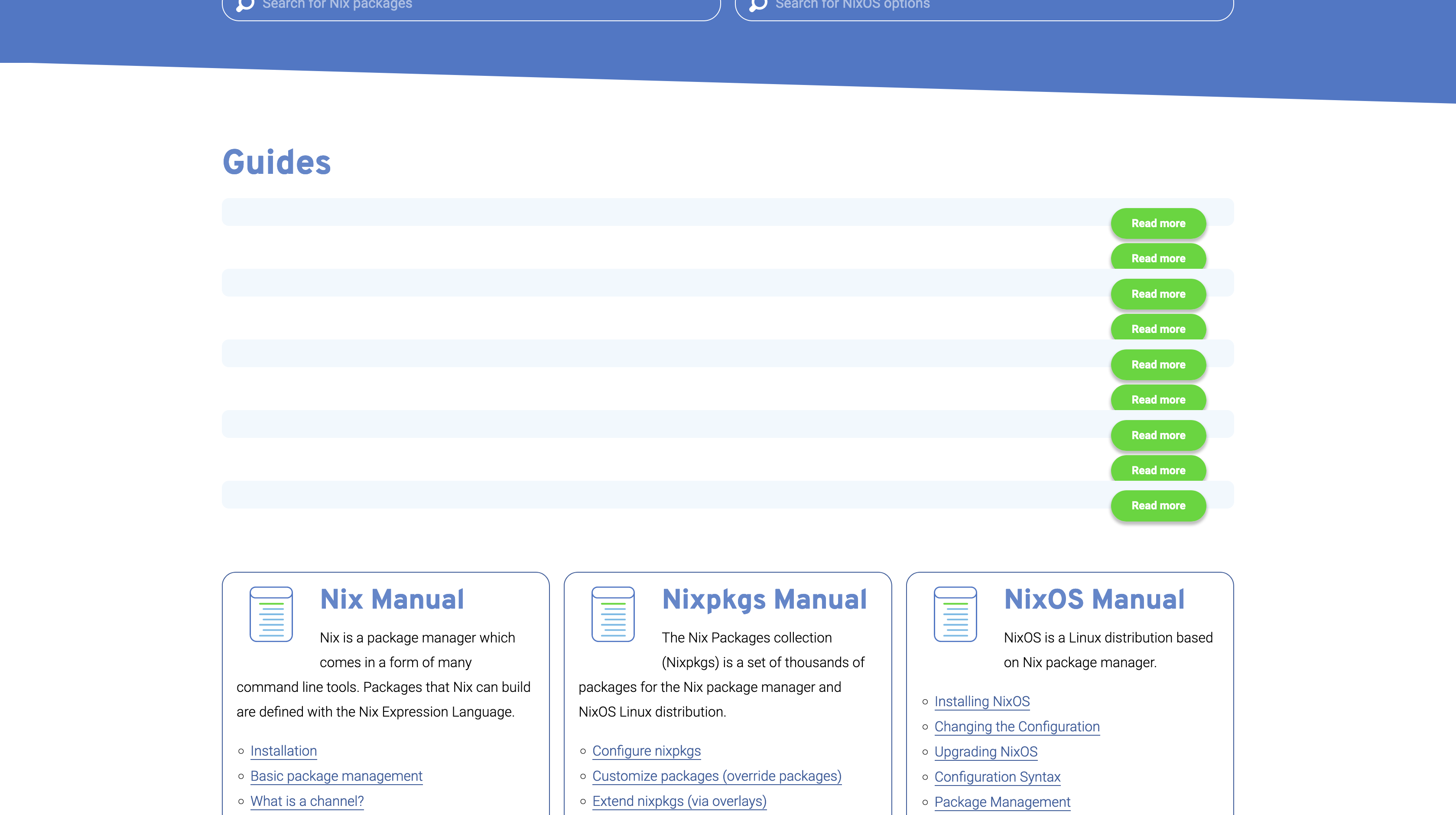 Learn page guides are borked · Issue #768 · NixOS/nixos-homepage · GitHub
