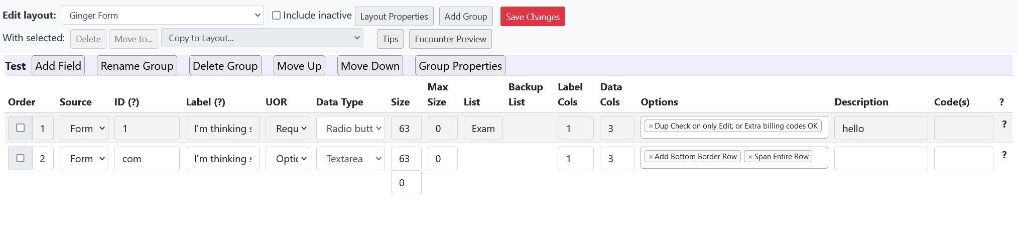 Layout Editor save broken · Issue #4720 · openemr/openemr · GitHub