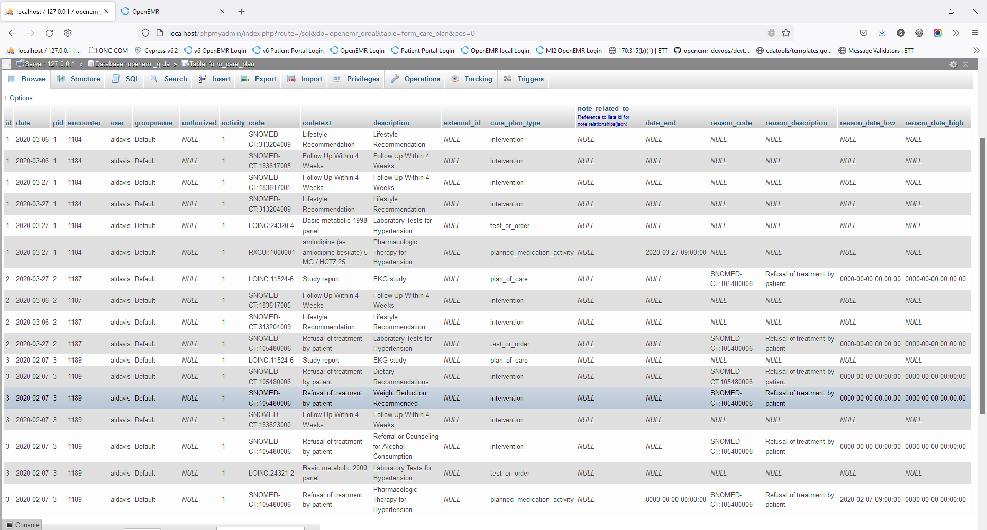 QRDA Parsing by sjpadgett · Pull Request #5092 · openemr/openemr · GitHub