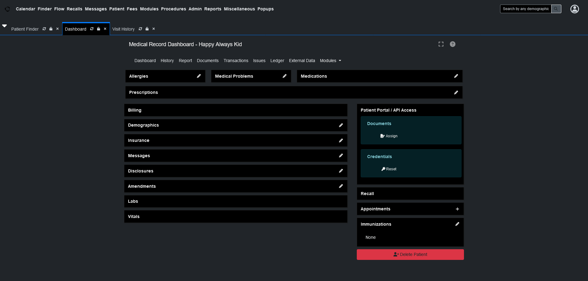 Restyle Front Dashboard Cards · Issue 6883 · Openemr Openemr · Github
