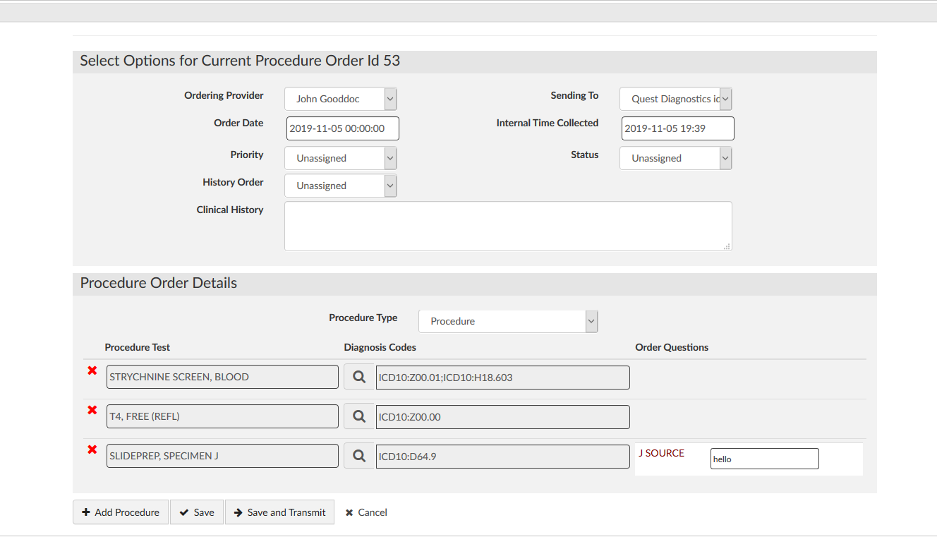 Add Recently Used Diagnosis Codes when creating a Procedure Order · Issue #2750 · openemr ...