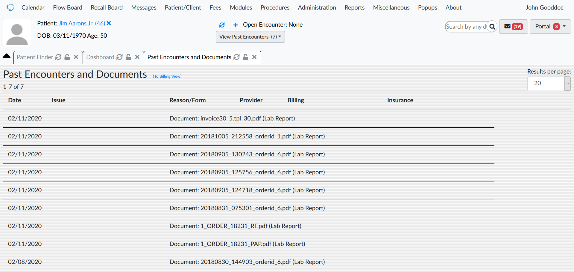 Encounters Summary not scroll · Issue #3472 · openemr/openemr · GitHub