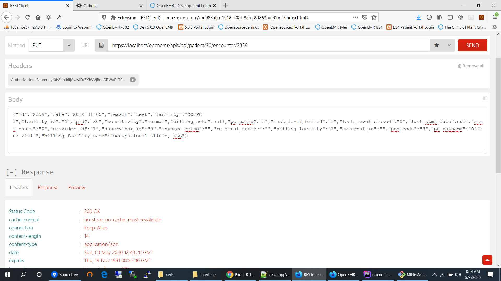 Upgrade EncounterService · Issue #3454 · openemr/openemr · GitHub