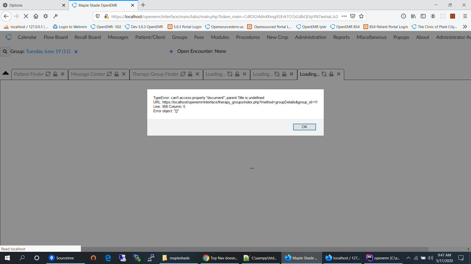 Top Nav doesn't Wrap · Issue #3524 · openemr/openemr · GitHub