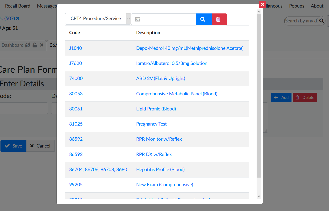Bug: Care Plan Form code query error. · Issue #3824 · openemr/openemr · GitHub