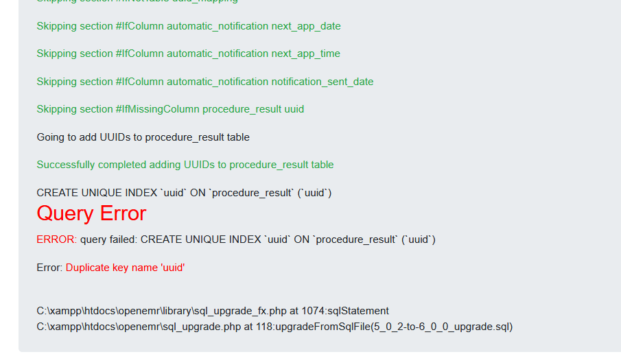 5.0.3 upgrade sql v6.0 · Issue #3885 · openemr/openemr · GitHub