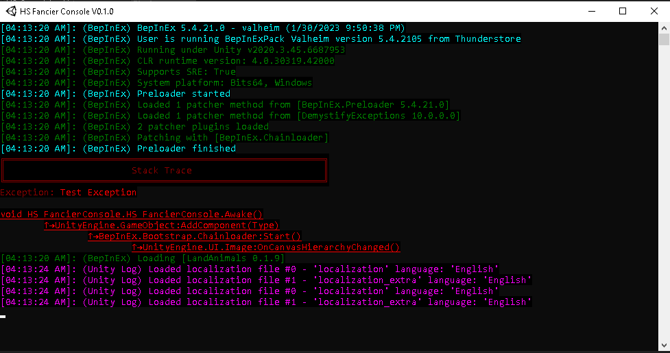 GitHub - HSValhiem/HS_FancierConsole: Makeyour BepInEx Console Fancier by Adding Colors and ...