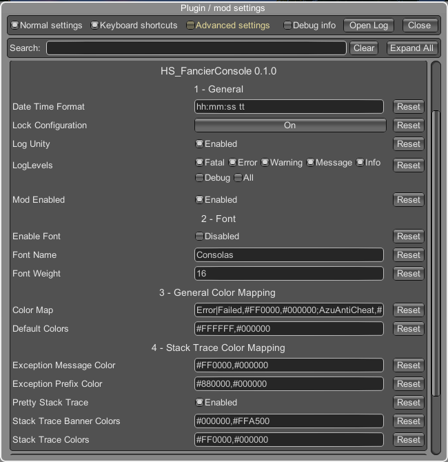 GitHub - HSValhiem/HS_FancierConsole: Makeyour BepInEx Console Fancier by Adding Colors and ...