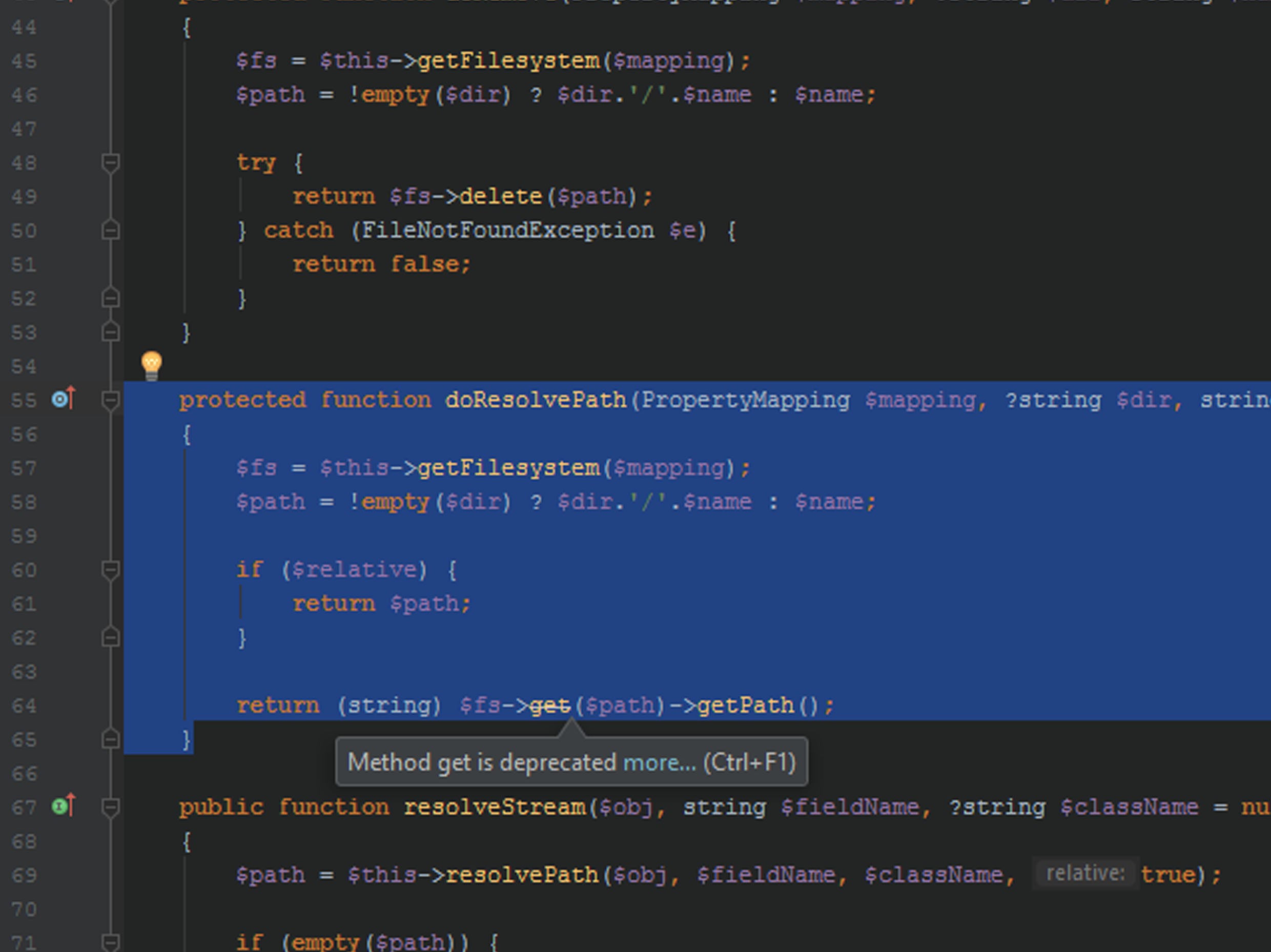 StorageInterface -> resolvePath() does not resolve directory path · Issue #493 · dustin10 ...