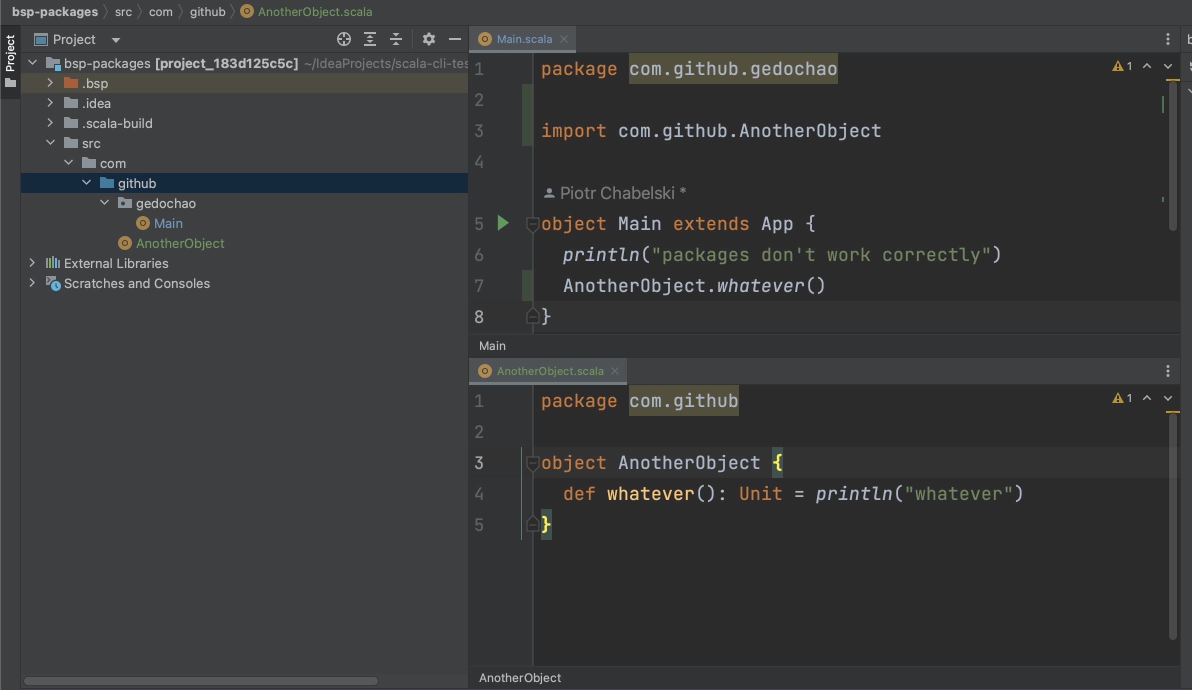 BSP sets the source folder wrong in the context of the sources' package in IntelliJ · Issue ...