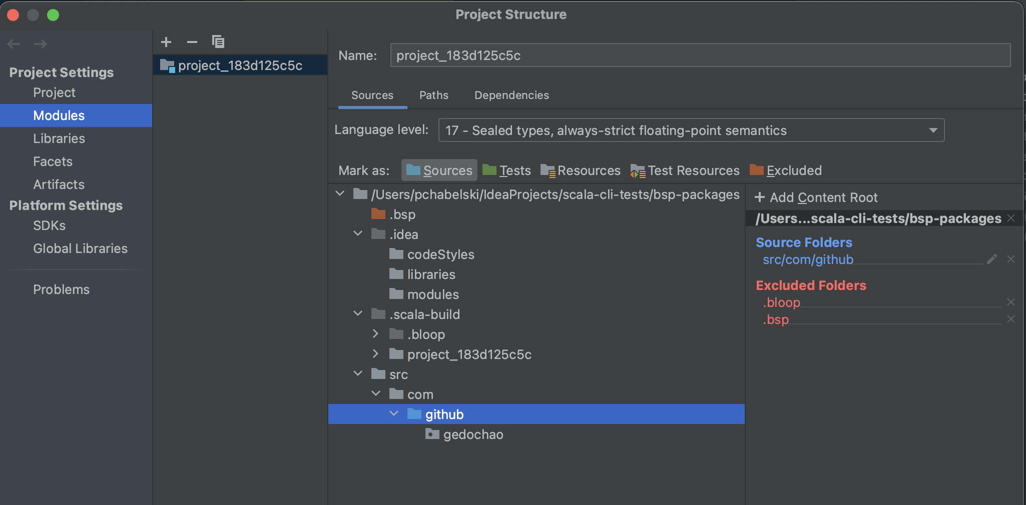 BSP sets the source folder wrong in the context of the sources' package in IntelliJ · Issue ...