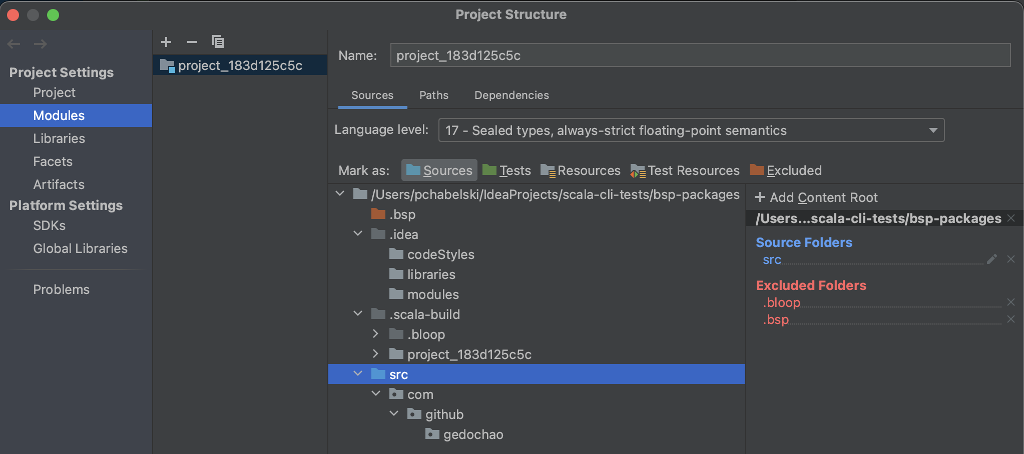 Bsp Sets The Source Folder Wrong In The Context Of The Sources Package In Intellij · Issue
