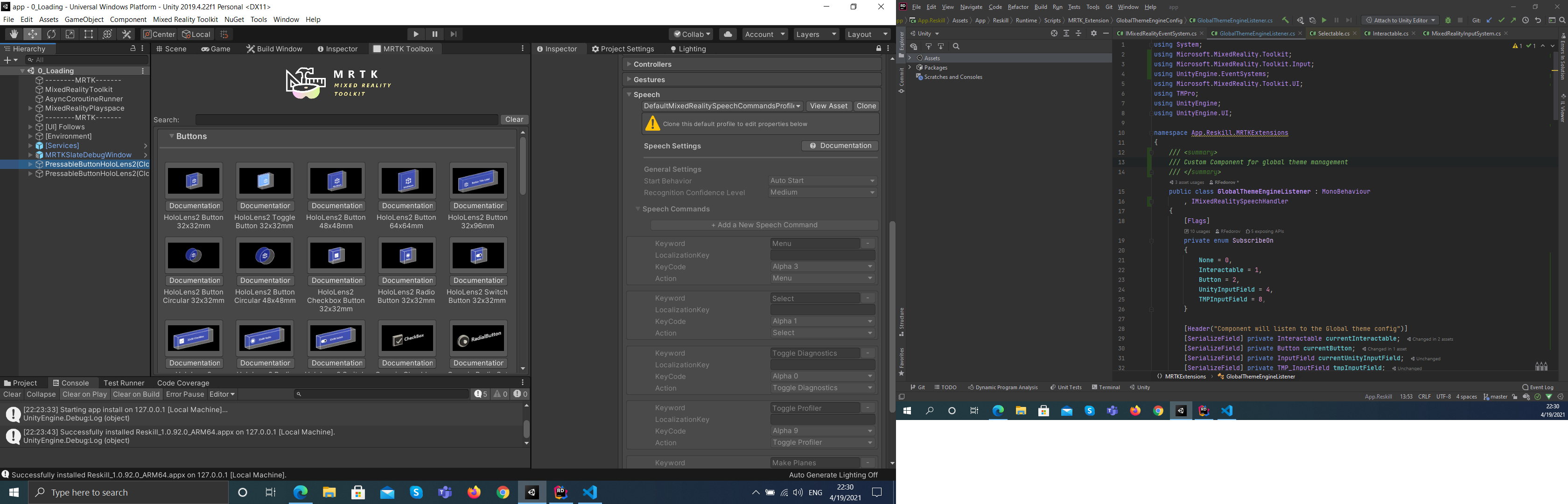Can t Enable Focused Speech Voice Command No Voice Commands On Buttons 
