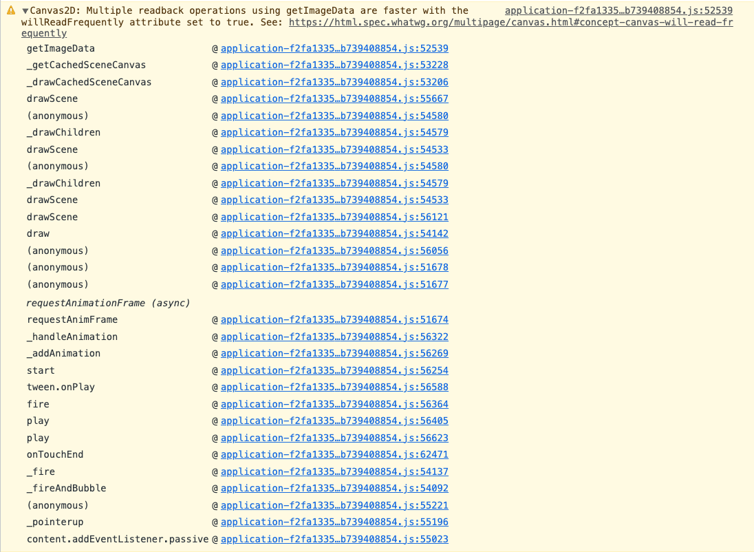 Setting Willreadfrequently On Layers Createdmanaged By Konva · Issue 1417 · Konvajskonva