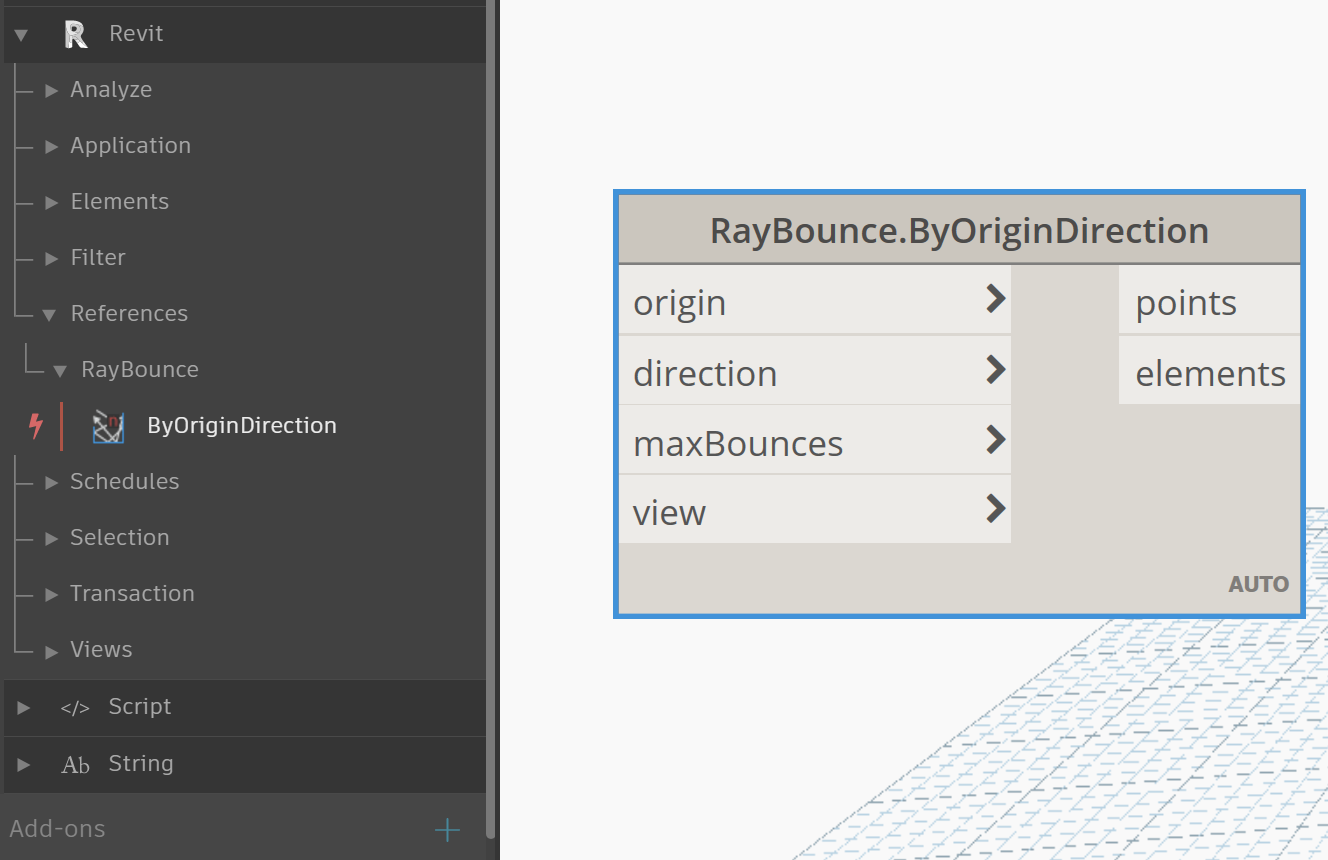 Improvement: RayBounce.ByOriginDirection organised under Selection library and renamed to 'By ...
