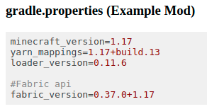 Fabric Loader Shows Wrong '1.17.x' (should be '~1.17.1-rc') Version In ...