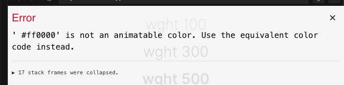 [BUG] Animating colors as CSS Variables fails if not preceded by a space · Issue #546 ...