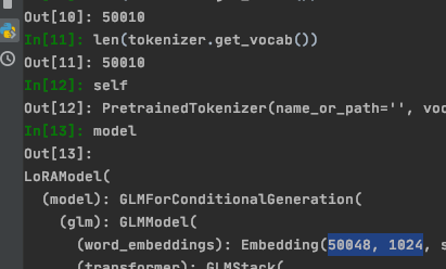 [Question]: glm模型tokenizer的size与word_embeddings的size长度不一致的问题 · Issue ...