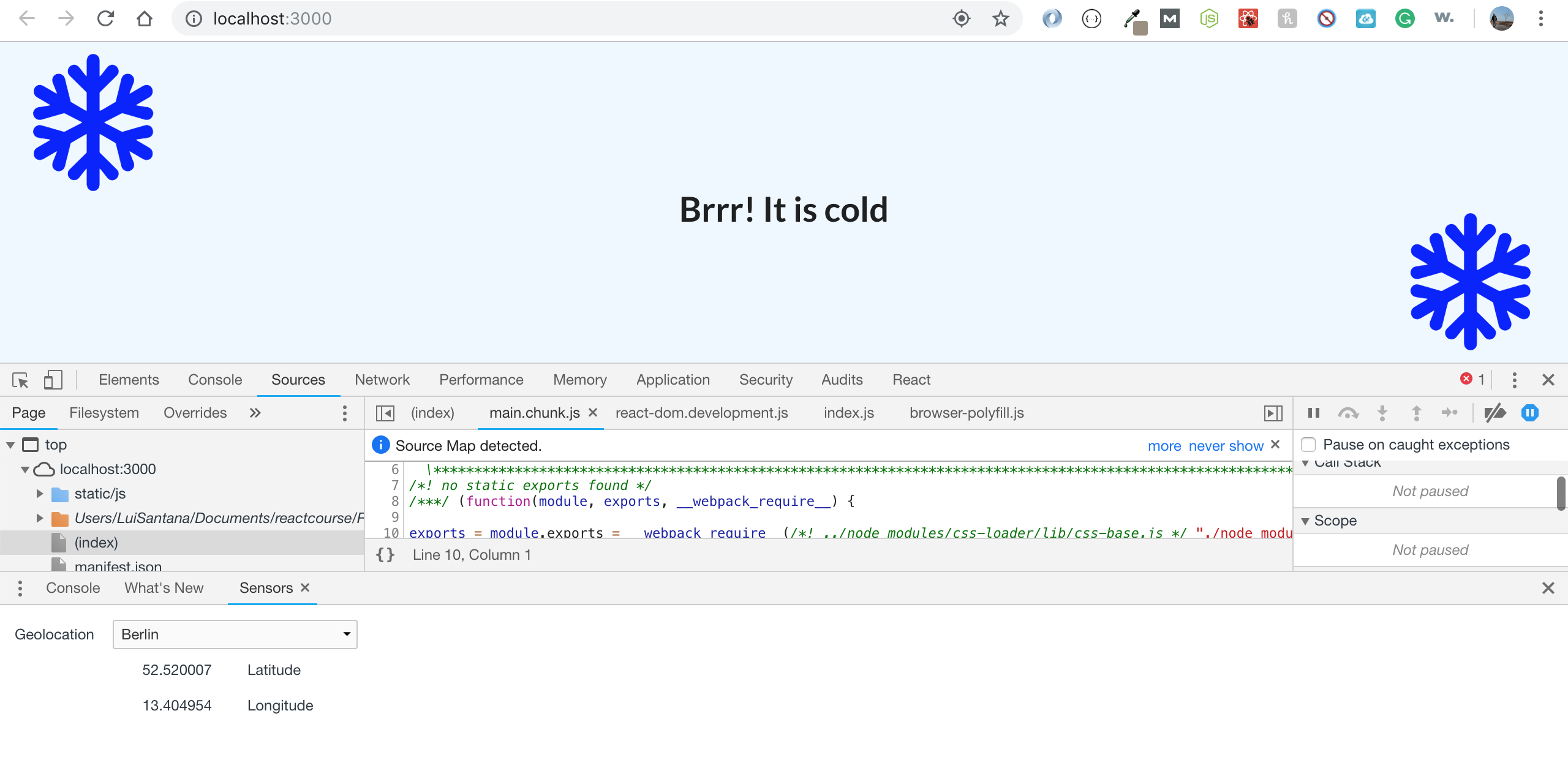 GitHub - sanquinluis/React-Seasons-app: React-App practice with some geolocation API