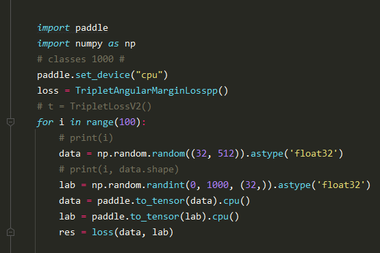 PaddleClas/ppcls/loss/tripletangularmarginloss.py中的输入参数target维度代表什么呢？ · Issue #2930 ...