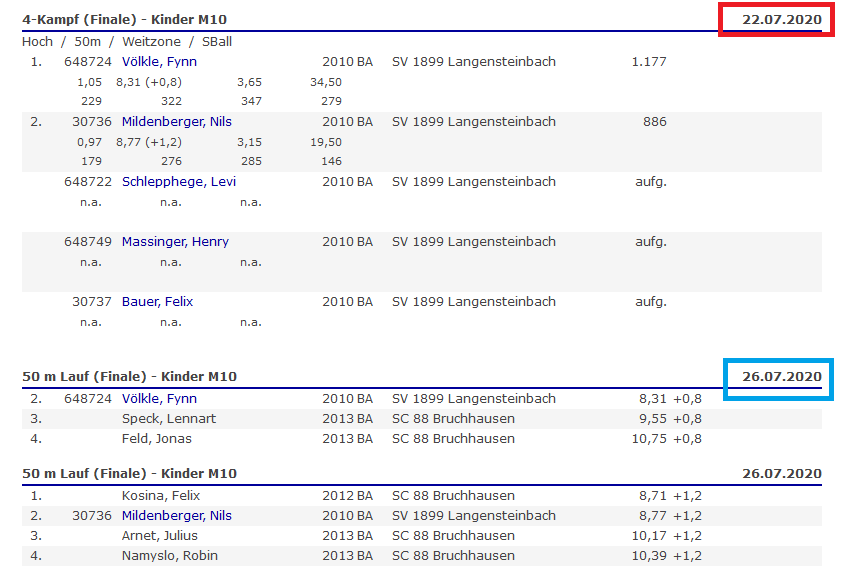 falsches Datum in Mehrkämpfen · Issue #8 · leichtathletik/seltec · GitHub