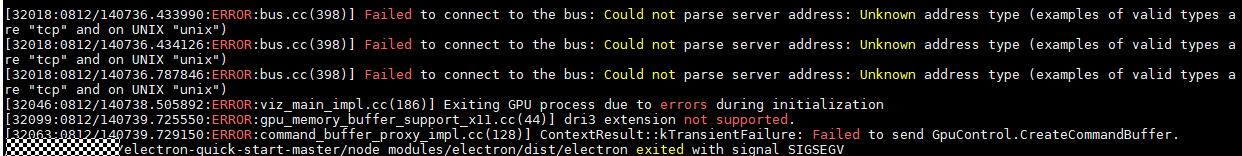 [Bug]: Electron Crash, when Windows use mobaxterm(X11) connect Linux, run Electron and quick ...