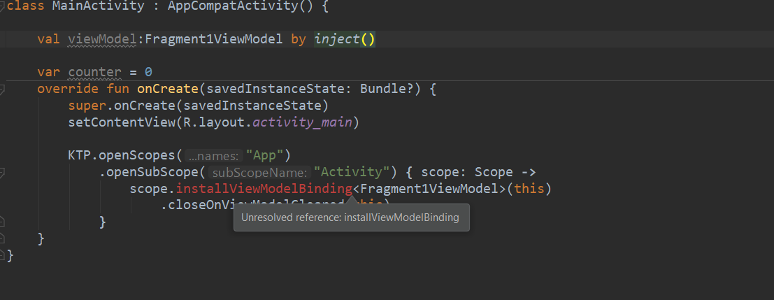 Smoothie's "viewmodel" package does not exist · Issue #395 · stephanenicolas/toothpick · GitHub